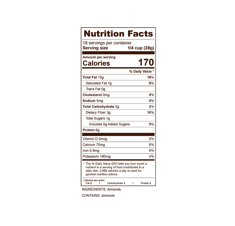 Bagged Almonds - Barney Butter